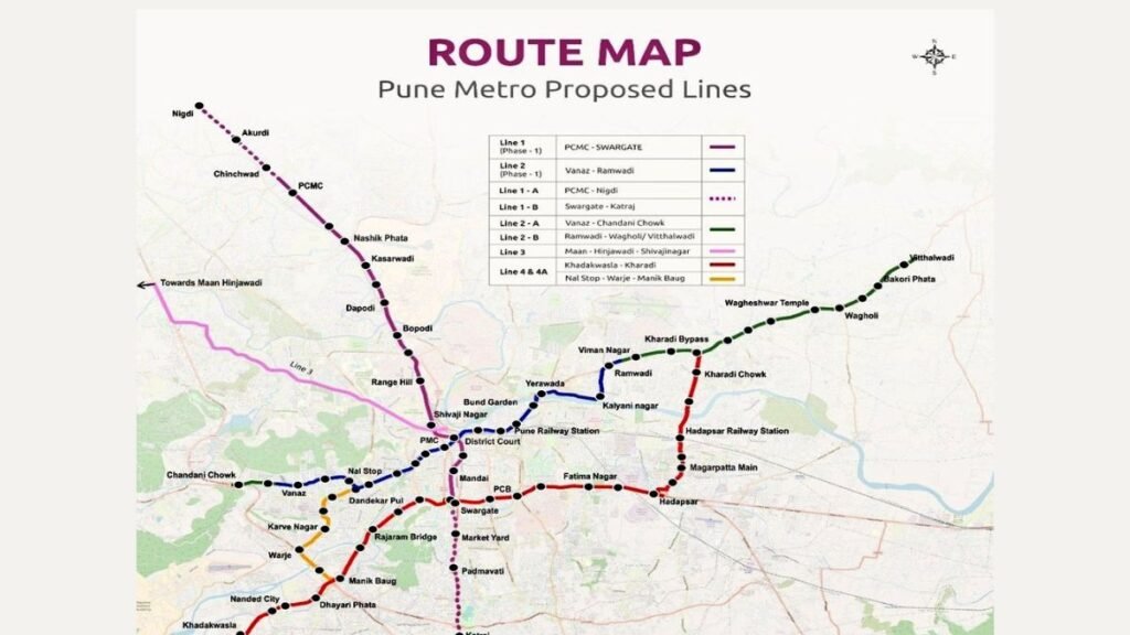 Pune Metro Phase 2 Approved: Kharadi to Khadakwasla और Warje Route को ...