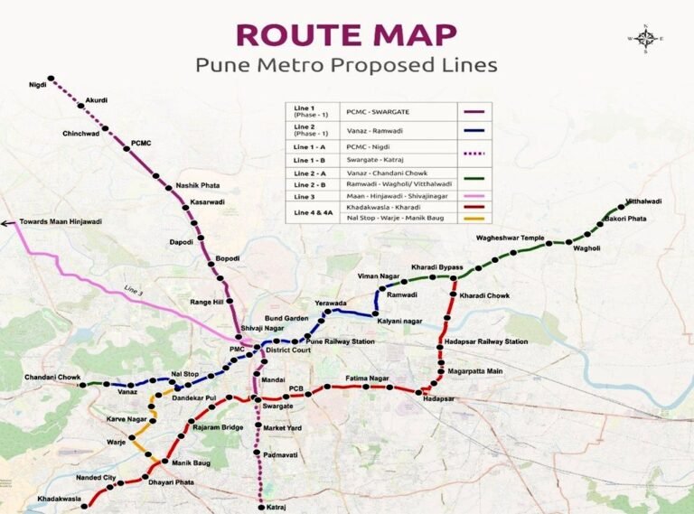 Pune Metro Phase 2 Approved: Kharadi to Khadakwasla और Warje Route को ...